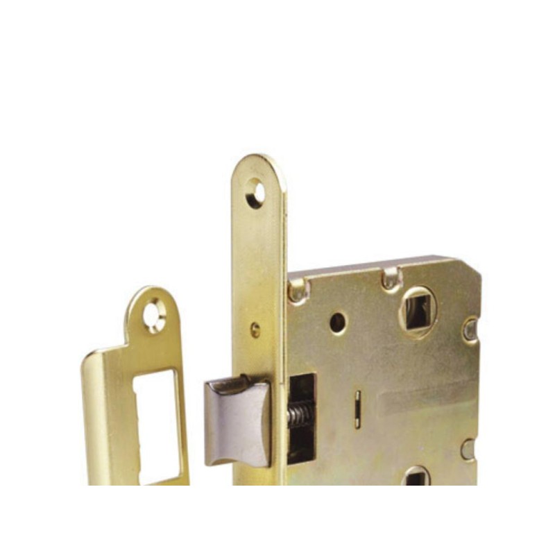 WOLFPACK Picaporte 2000 - 50 hierro latonado canto redondo